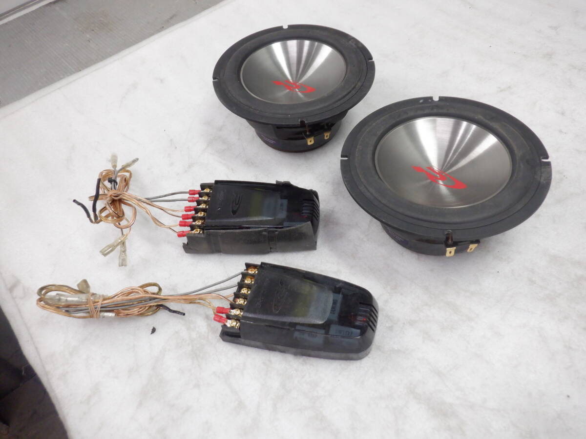 【傷や汚れあり】アルパイン ALPINE SPR-176A 16cm セパレート スピーカー ※ミッドとネットワークのみ ※ツィーター欠品 ...