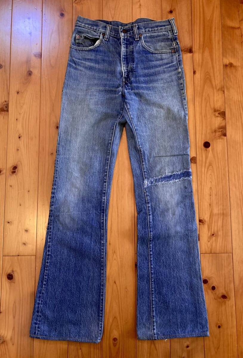 【目立った傷や汚れなし】【Levi's 517 80年代 W30 ／リーバイス デニムパンツ ビンテージ 42TALON 501XX 大戦 赤耳 502 505 519 506 50s 60s ...