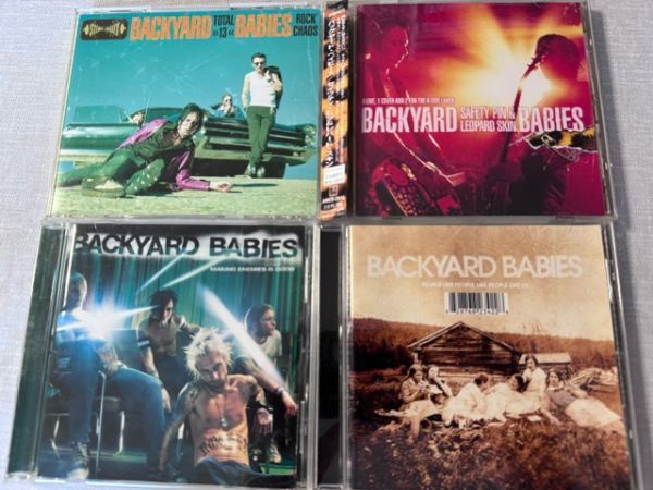 【目立った傷や汚れなし】BACKYARD BABIESバックヤードベイビーズ LIVE&オリジナルアルバムCD4枚セット ドレゲン/ニッケ ...