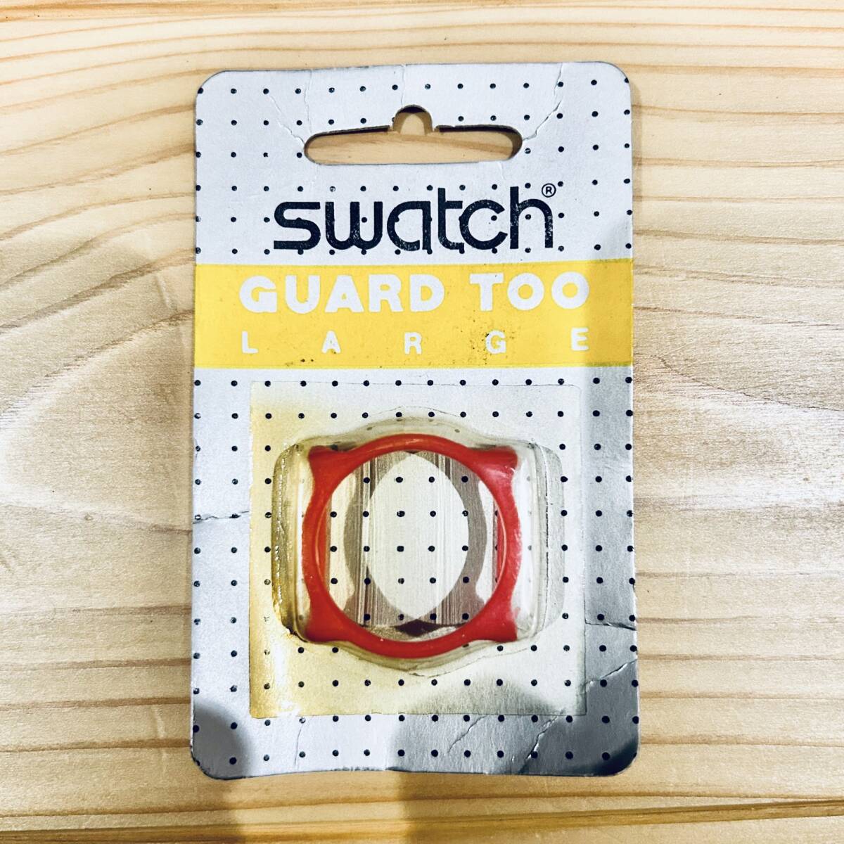 【未使用】スウォッチ, SWATCH, スウォッチガード, SWATCH GUARD, TOO LARGE, 赤色 黄色 紺色 3色セットの ...