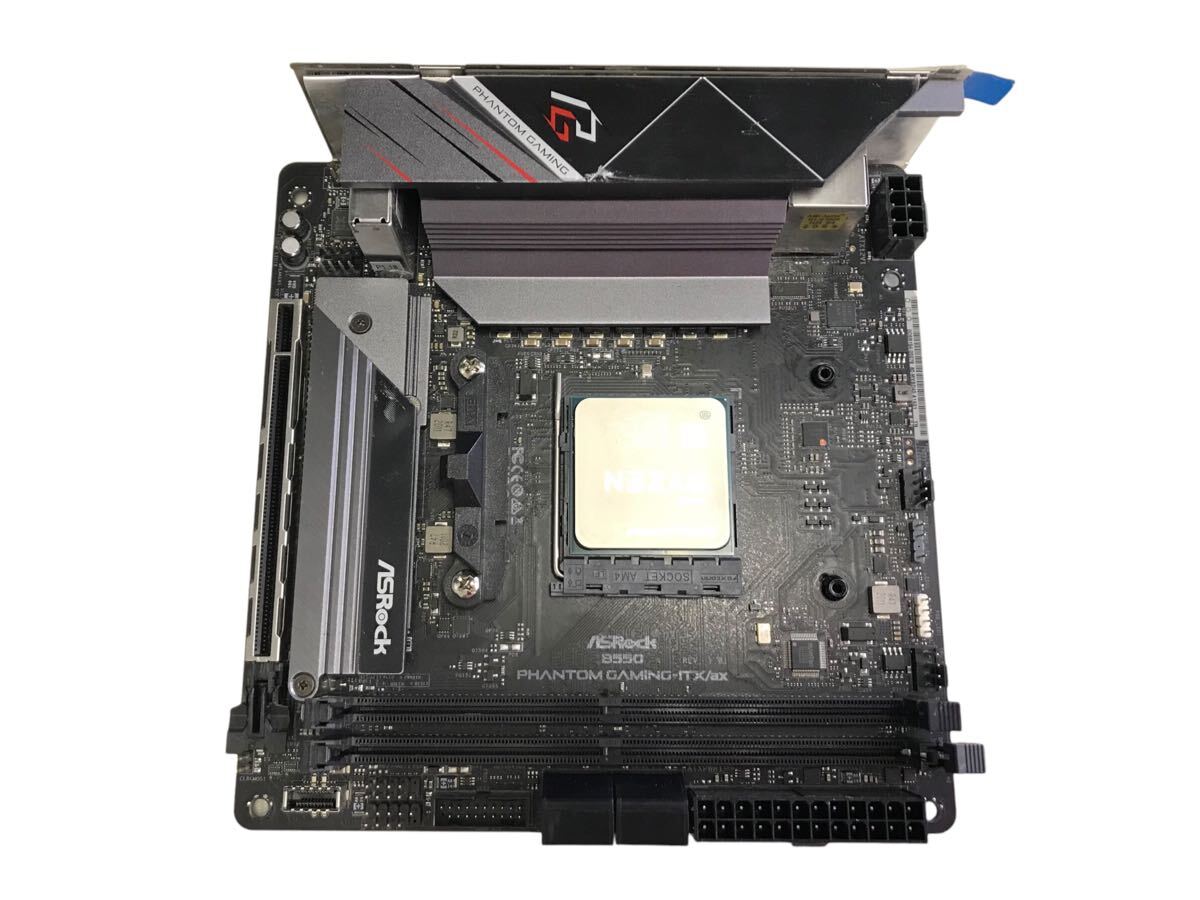 【やや傷や汚れあり】《中古》ASRock B550 Phantom Gaming-ITX/ax /AMD Ryzen 9 3900XT 2点 ...
