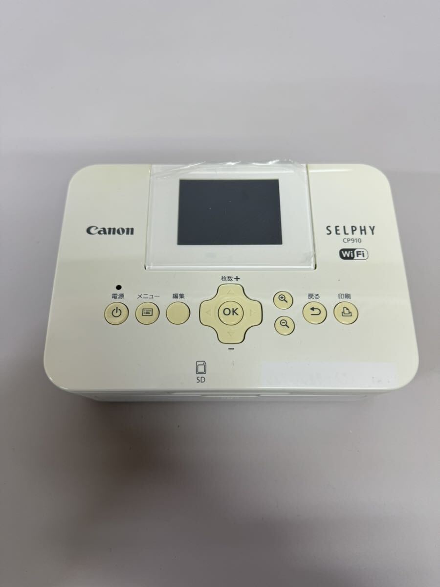 【やや傷や汚れあり】L131)Canon コンパクトフォトプリンター SELPHY CP910 中古 ACアダプタCA-CP200付きの落札 ...