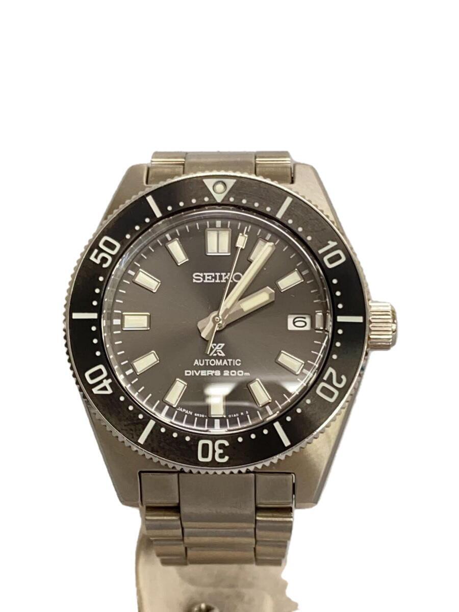 【やや傷や汚れあり】SEIKO 自動巻腕時計/ダイバーウォッチ/アナログ/ステンレス/GRY/SLV/6R35-00P0の落札情報詳細 ...
