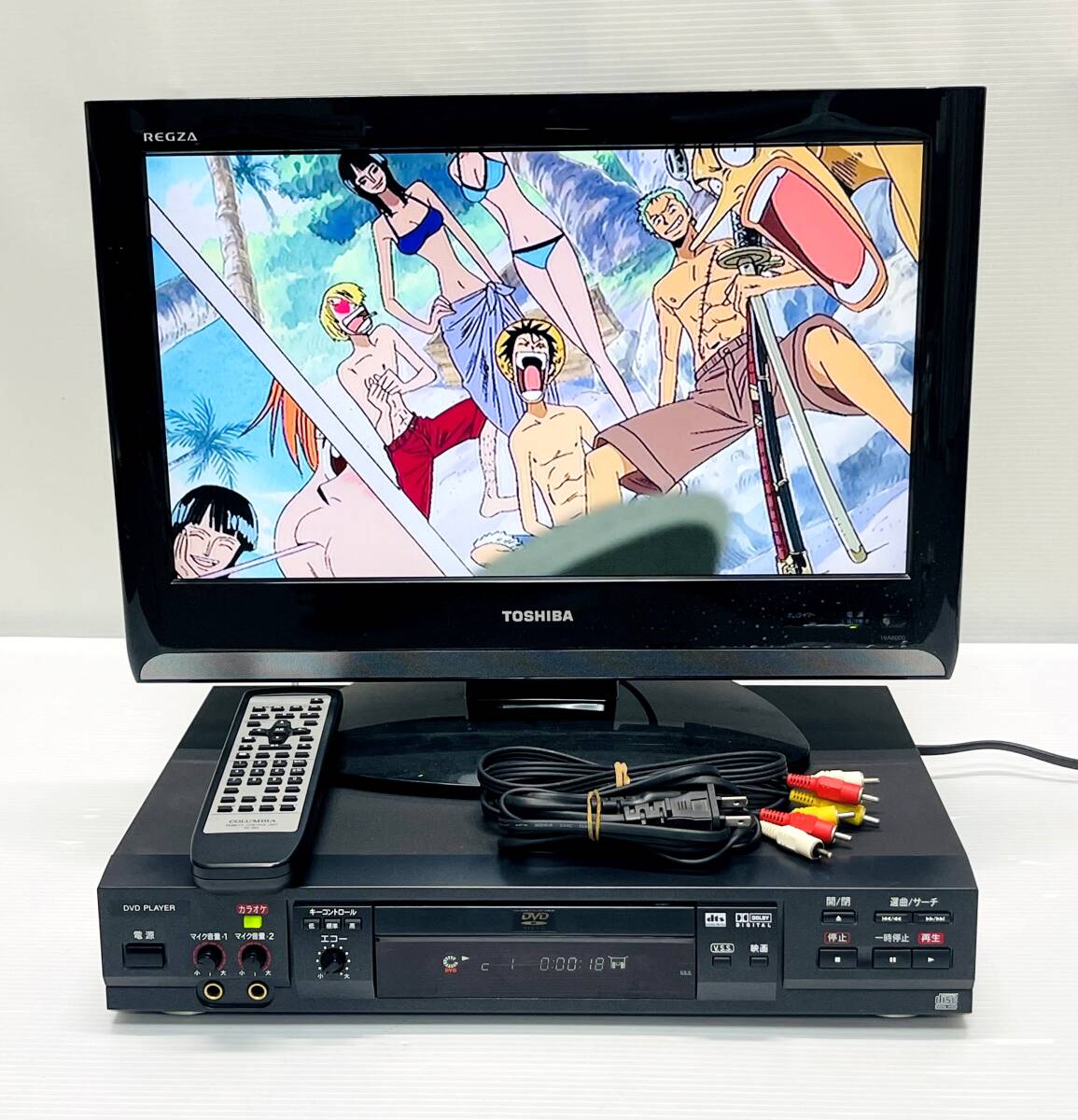 【目立った傷や汚れなし】【再生動作確認済み】COLUMBIA コロムビア UDVD-1700 DVDプレーヤー リモコン RC-460の落札 ...