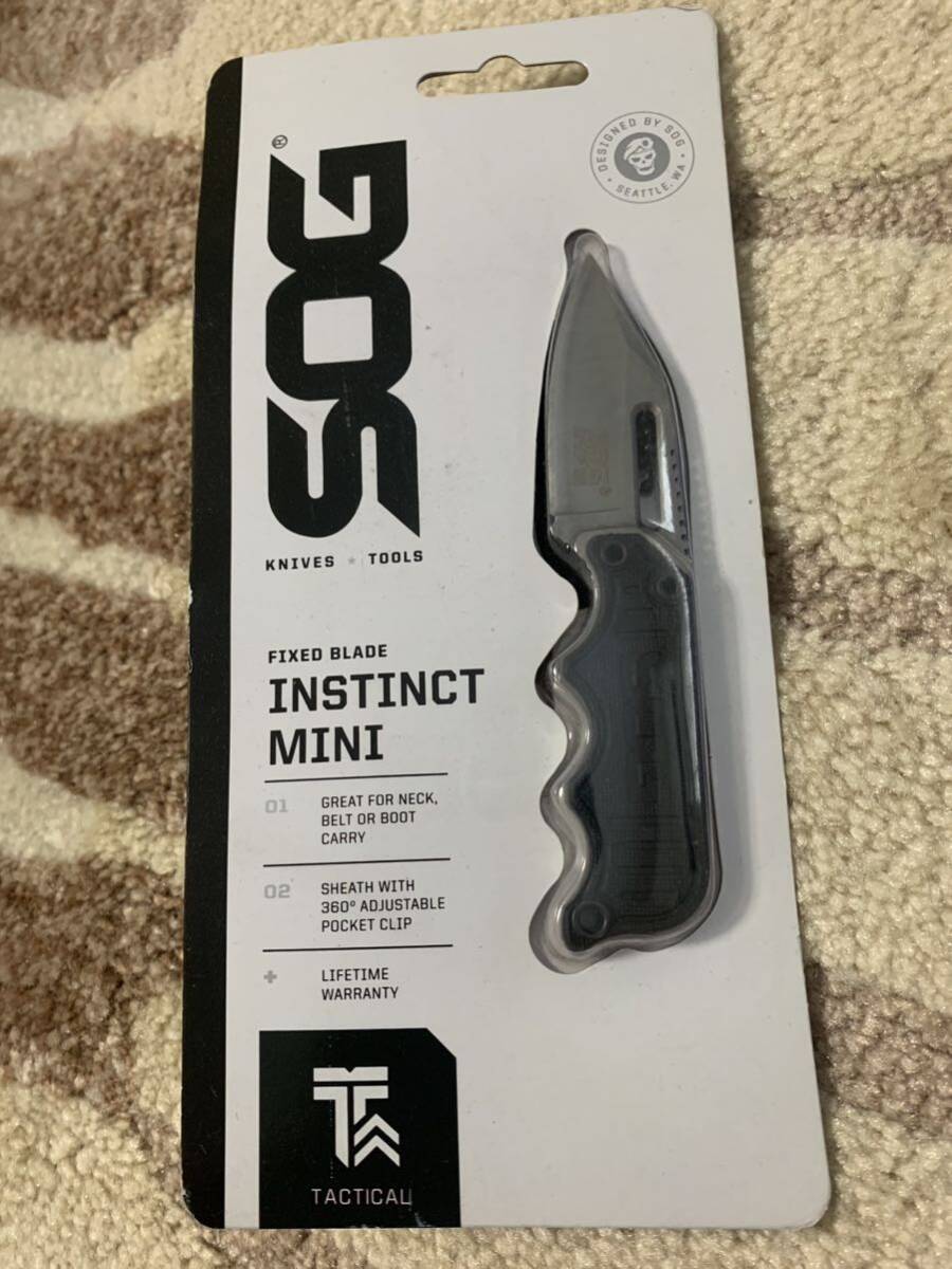 【未使用】ナイフ ソグ SOG instinct mini ネックナイフ 新品未使用保管品の落札情報詳細 - ヤフオク落札価格検索 オークフリー