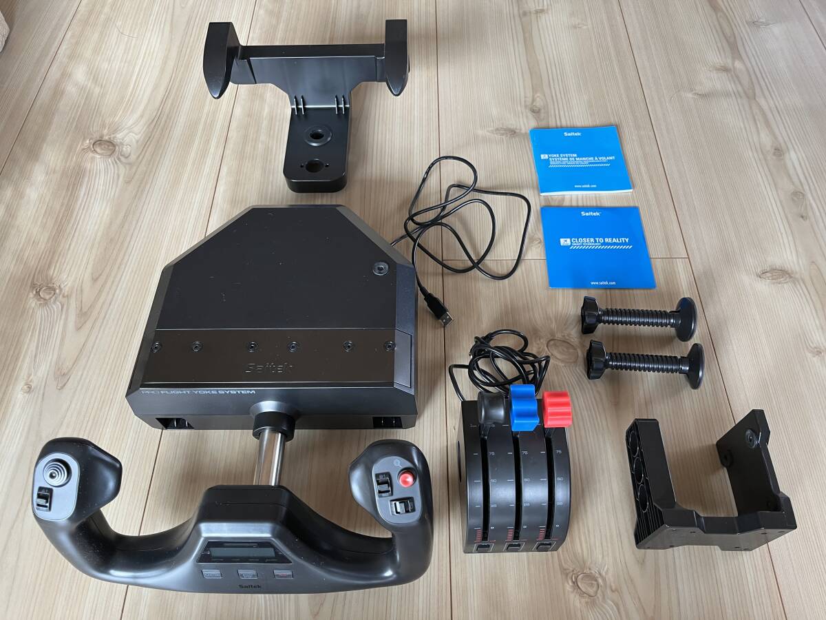 【目立った傷や汚れなし】送料無料 中古 Saitek Pro Flight Yoke System MC-YOKS PZ44の落札情報詳細 ...