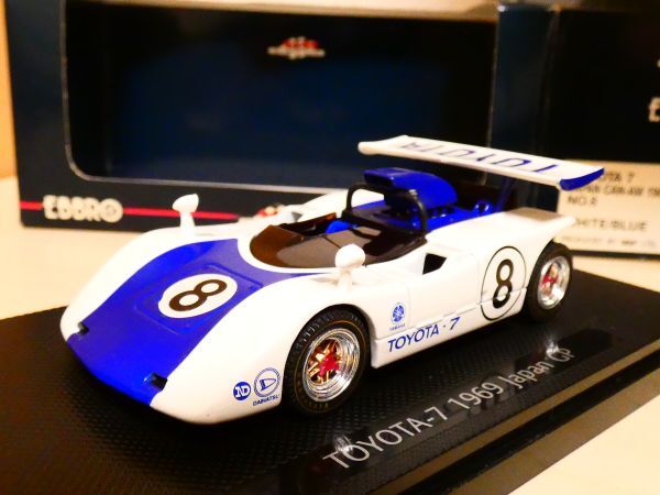 【中古】エブロ EBBRO 1/43 TOYOTA トヨタ 7 Japan CUP 日本グランプリ 1969 ミニカー ②の落札情報詳細 ...