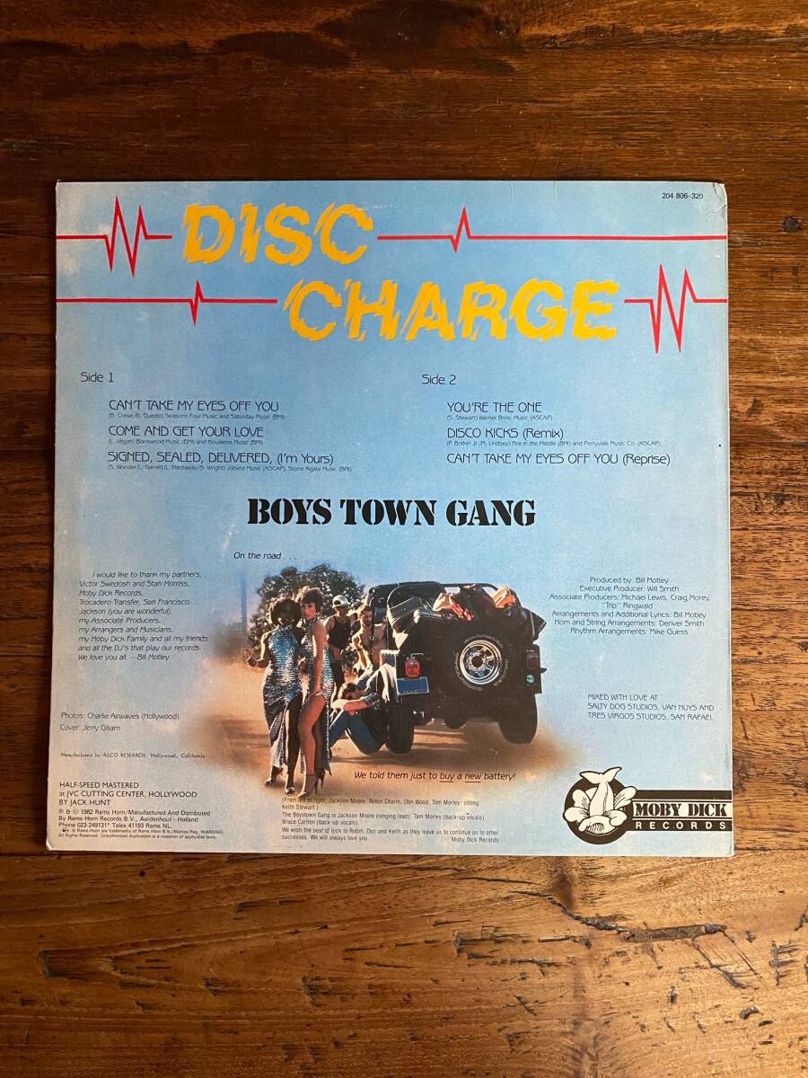【やや傷や汚れあり】【代理出品】Boys Town Gang「Disc Charge」ドイツ盤 Mini LP 「Can't Take My ...