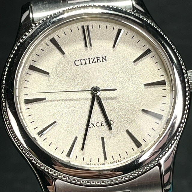 【未使用に近い】美品 CITIZEN シチズン EXCEED エクシード DURATECT デュラテクト 0330-T006698 クオーツ ...