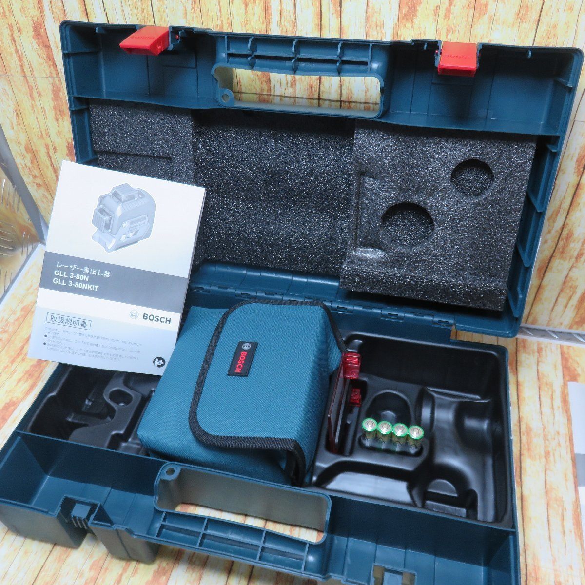【未使用】格安スタート！！【未使用品】 BOSCH(ボッシュ) レーザー墨出し器 フルライン 赤 GLL3-80Nの落札情報詳細 - ヤフオク落札価格検索 オークフリー