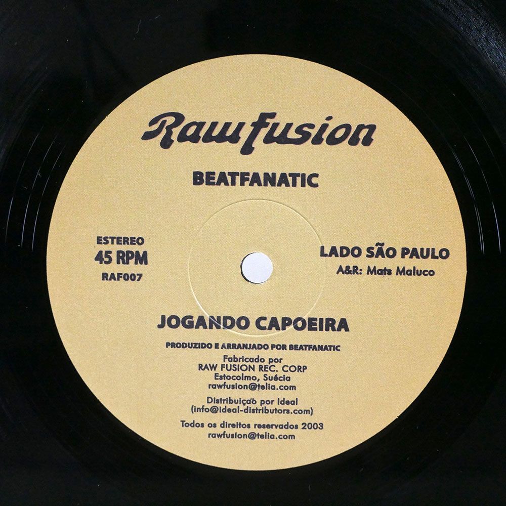 【やや傷や汚れあり】BEATFANATIC/JOGANDO CAPOIERA COOKIN’/RAW FUSION RECORDINGS ...
