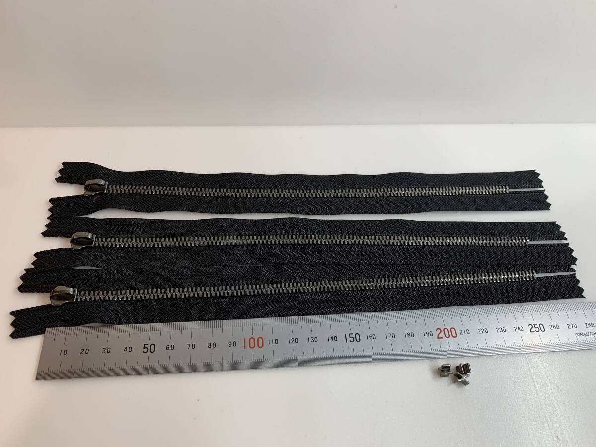 【未使用】YKK エクセラファスナー3本 5SGW ＃580 ハンドメイド クラフト 26.5cm バッグ 鞄 5号 アンティークシルバー ダブルエレメント⑤の落札情報詳細 - ヤフオク落札 ...