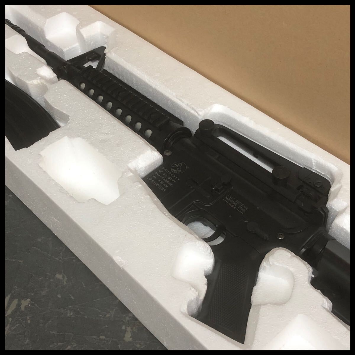 エアガン PROPERTY OF U.S. GOVT. M4A1 CARBINE CAL. 5.56 MM モデルガン コルト（吉PBNFK3 ...