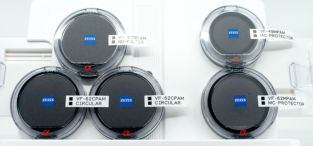 【未使用に近い】 SONY Carl ZeissT＊ 減光 円偏光プロテクター等5個セット VF-62CPAM/NDAM/MPAM ...