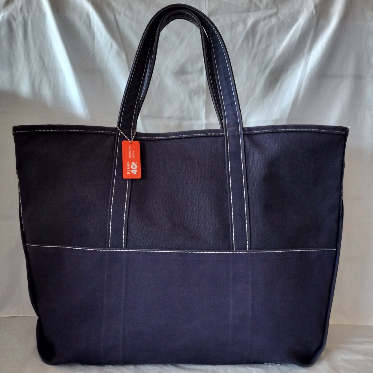 【やや傷や汚れあり】L.L.Bean × BEAMS 別注 USA製 トートバッグ エルエルビーン × ビームス40周年 コラボ 大型 トートバッグ ネイビー アメリカ製 LLビーンの落札情報 ...