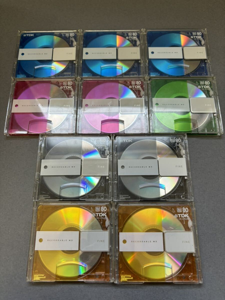 【やや傷や汚れあり】MD ミニディスク minidisc 中古 初期化済 TDK FINE 80 10枚セットの落札情報詳細 - ヤフオク落札 ...