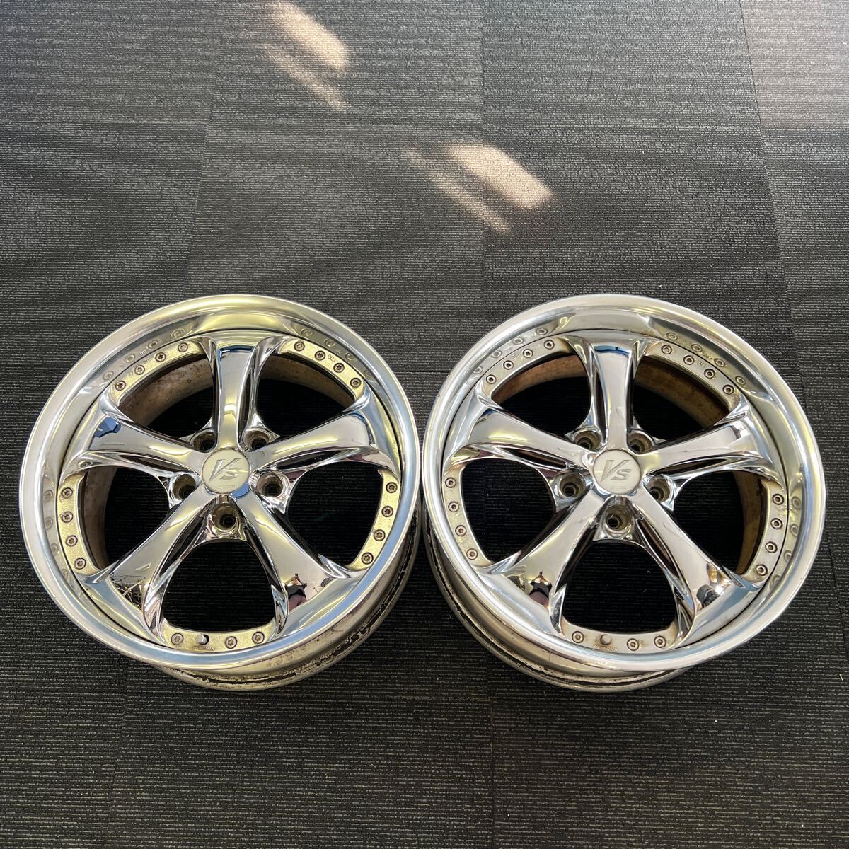 【やや傷や汚れあり】深リム WORK VS-KF 18インチ8J+45 5H-114.3 2本セットの落札情報詳細 - Yahoo!オークション落札価格検索 オークフリー