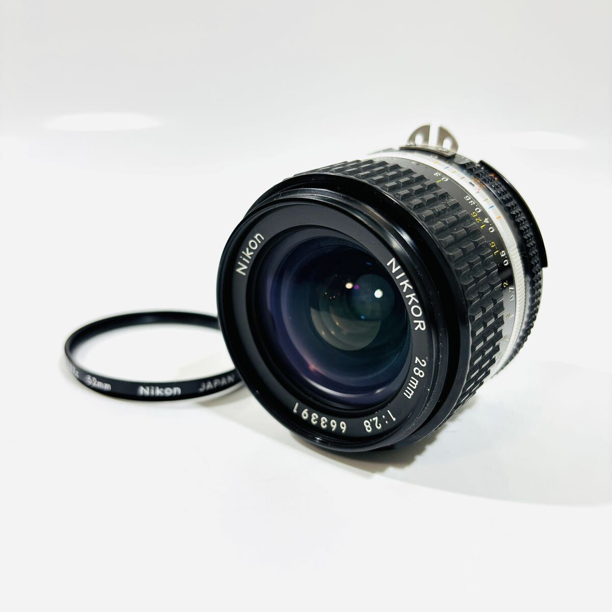 【目立った傷や汚れなし】【A381】 Nikon Ai-s Nikkor 28mm F2.8 28/1:2.8 ニコン AISニッコール MFレンズの落札情報詳細 - ヤフオク落札価格検索 ...