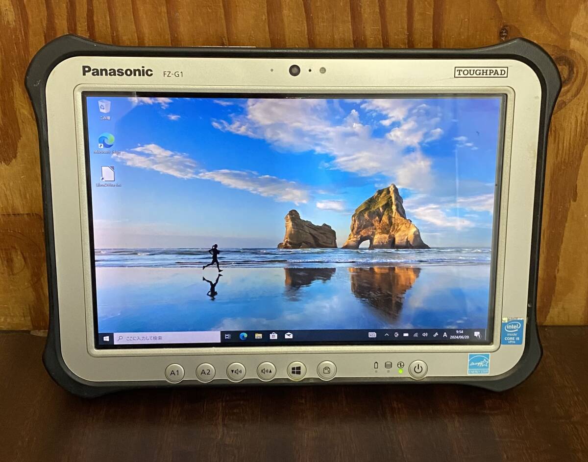 【やや傷や汚れあり】★★Panasonic TOUGHPAD FZ-G1 /i5-4310U/SSD128GB/メモリ4GB/FULL HD/カメラ/タッチパネル★の落札情報詳細 - ヤフオク ...
