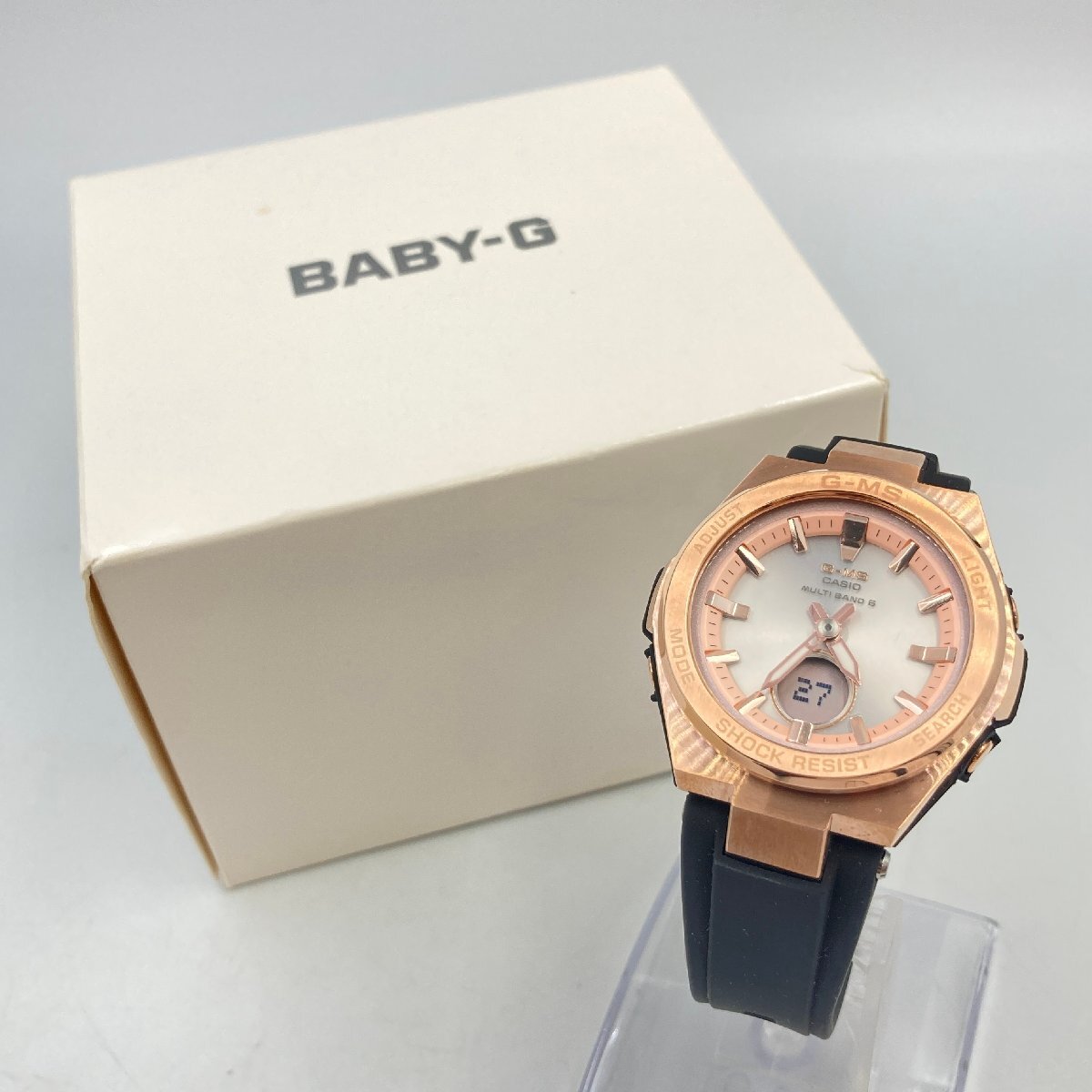 【目立った傷や汚れなし】6/20Y394-DT★CASIO Baby-G G-MS 腕時計★稼働/カシオ/ベビージー/タフソーラー/5575 ...
