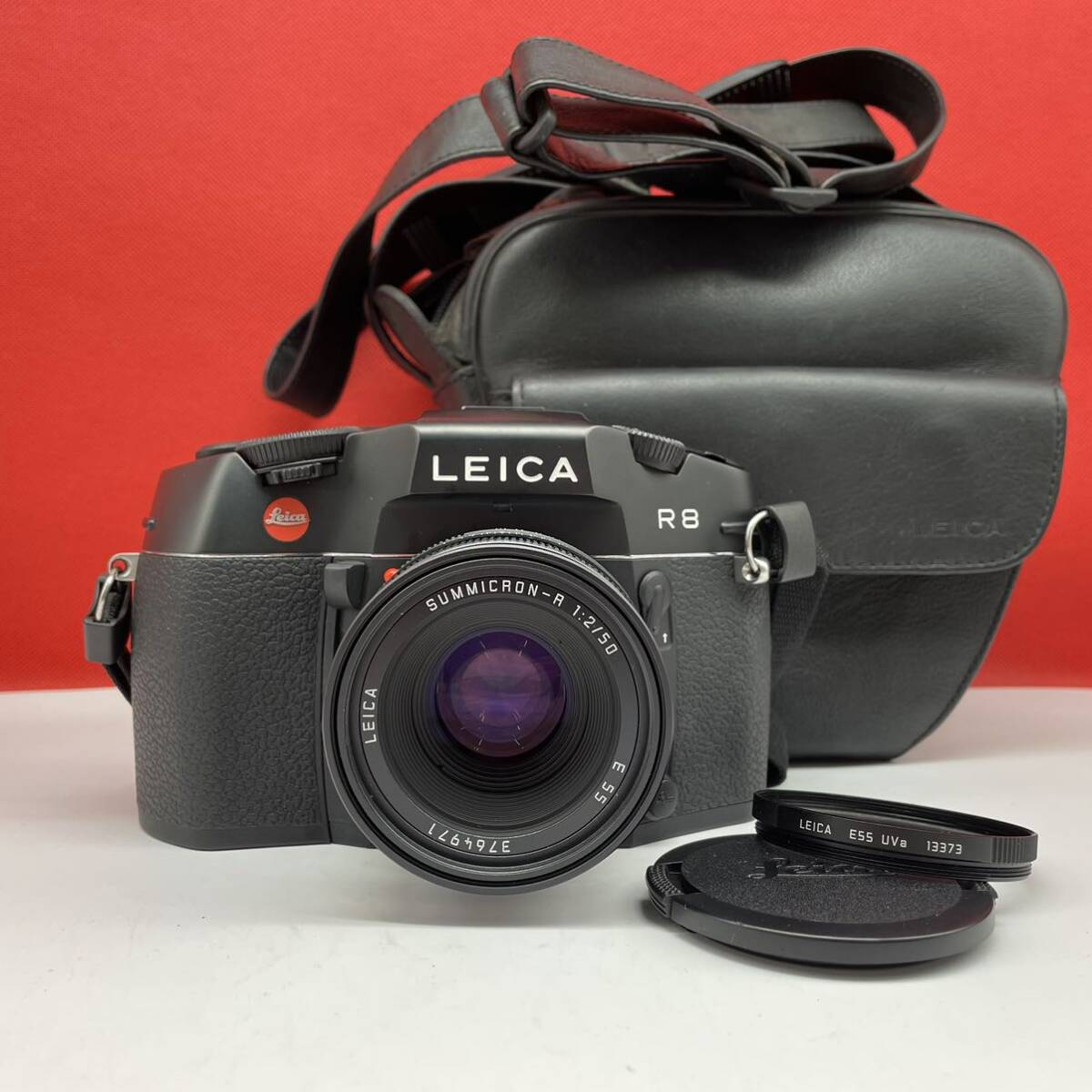 【やや傷や汚れあり】 LEICA R8 一眼レフカメラ フィルムカメラ ボディ ブラック SUMMICRON-R F2/50 E55 レンズ ズミクロン シャッター、露出計OK ライカの落札 ...