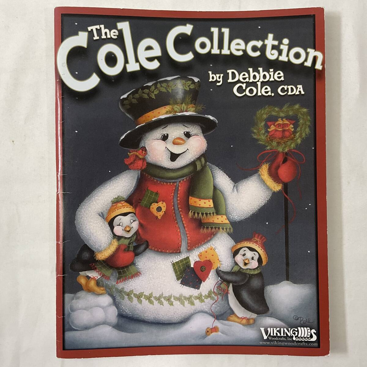 【やや傷や汚れあり】★手芸本 送料無料 絶版 TOLE トール デザイン DEBBIE COLE デビーコール コレクション ベスト図案集 ...
