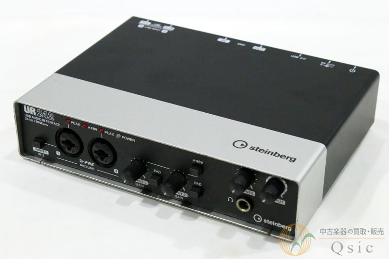 【傷や汚れあり】【訳あり】[中古] Steinberg UR242 24bit/192kHz対応/ネット配信にも便利な機能付き [SK306 ...