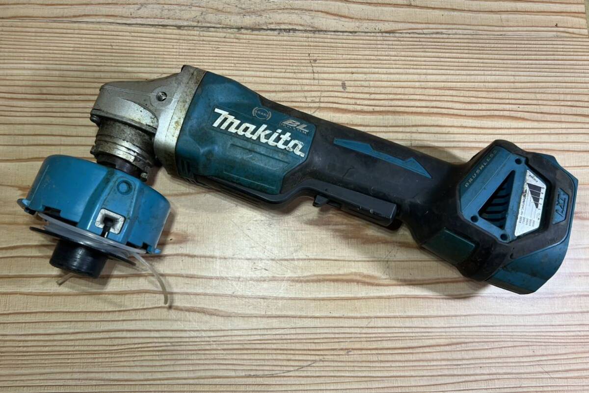 【傷や汚れあり】P0715.2 makita マキタ 充電式 18V ディスクグラインダ GA418D 本体のみ 通電可 現状品 ＊ジャンクの落札情報詳細 - Yahoo!オークション落札価格 ...
