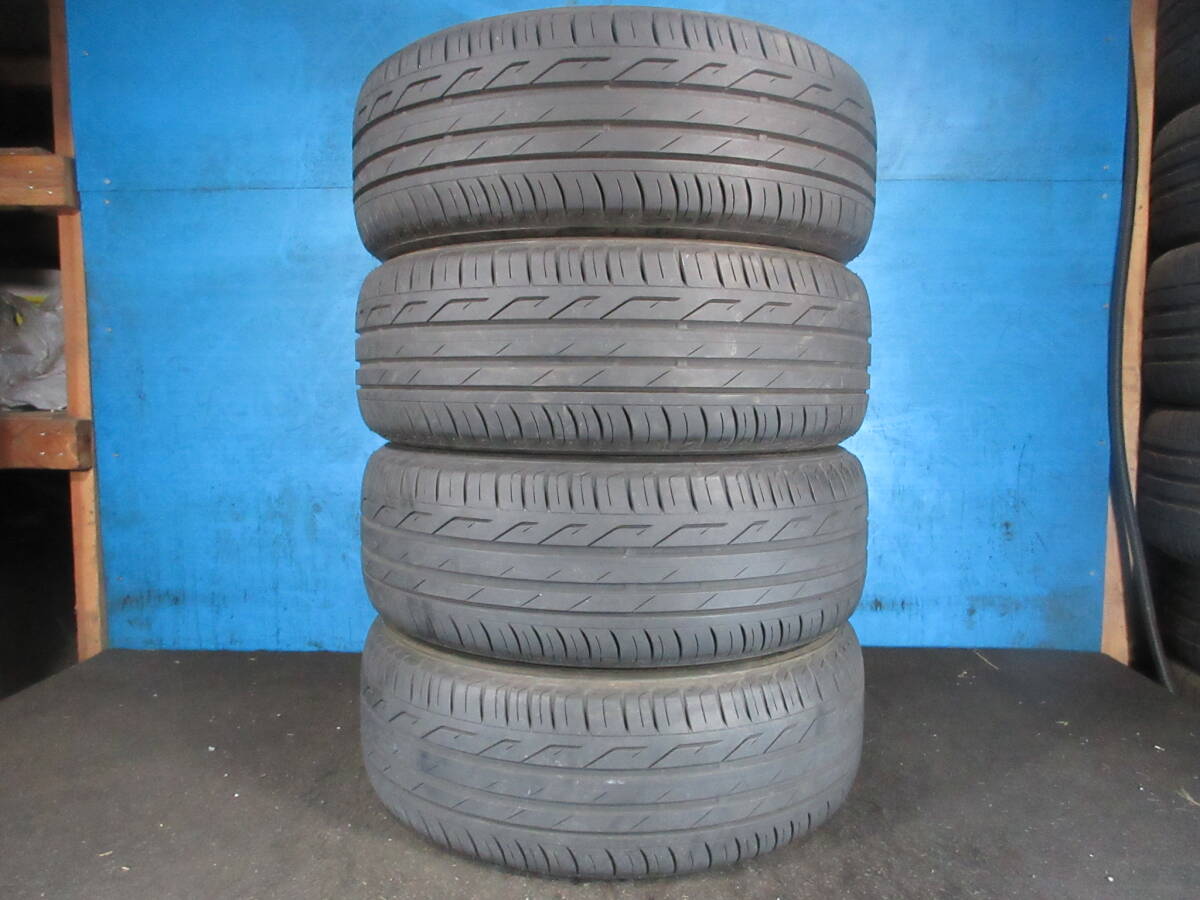 【やや傷や汚れあり】2018年製 ブリヂストンタイヤ BRIDGESTONE TURANZA T001 205/55R16 91W 4本 № ...