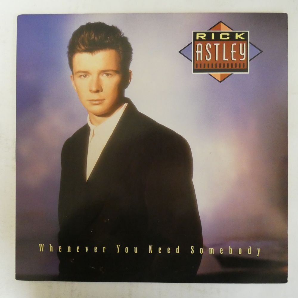 【やや傷や汚れあり】46085418;【US盤】Rick Astley / Whenever You Need Somebodyの落札情報詳細 ...