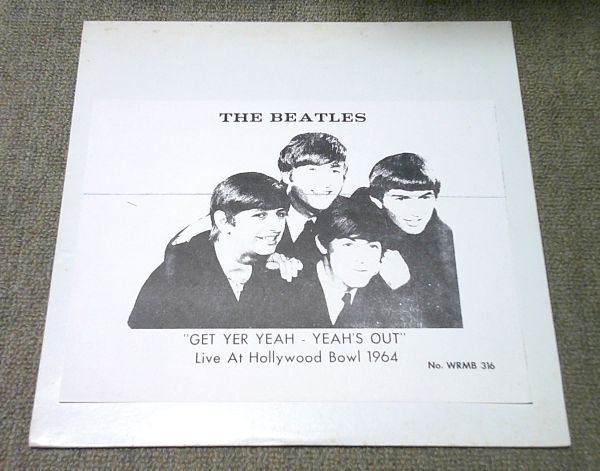 【目立った傷や汚れなし】輸入盤1LP：BEATLES/GET YER YEAH - YEAH’S OUT/LIVE AT THE HOLLYWOOD BOWL 1964/WIZARDO ...