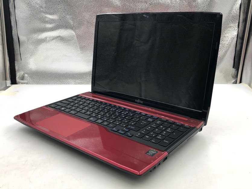 【やや傷や汚れあり】FUJITSU/ノート/HDD 750GB/第4世代Core i7/メモリ4GB/4GB/WEBカメラ有/OS無 ...