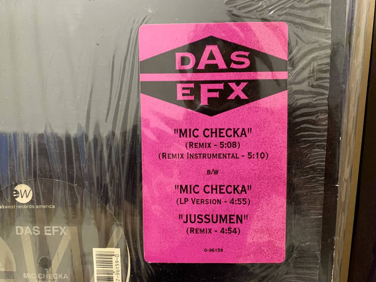 【目立った傷や汚れなし】☆レア！US ORIG Das EFX『Mic Checka (Remix)』3枚で送料無料 Pete Rock ...