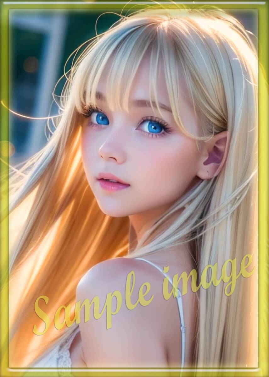 【未使用】A サラサラ金髪美少女 NEWver A4 [高解像度] イラストアートポスター 201円スタート 6588 厚手写真用光沢紙 グラビアの落札情報詳細 - Yahoo!オークション ...