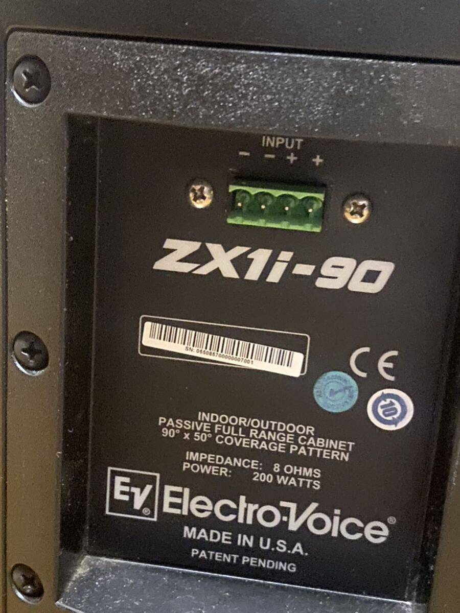 【やや傷や汚れあり】EV ZX1i-90 BLACK ペア 固定設備用スピーカー ブラック(Electro-voice エレクトロボイス)の ...