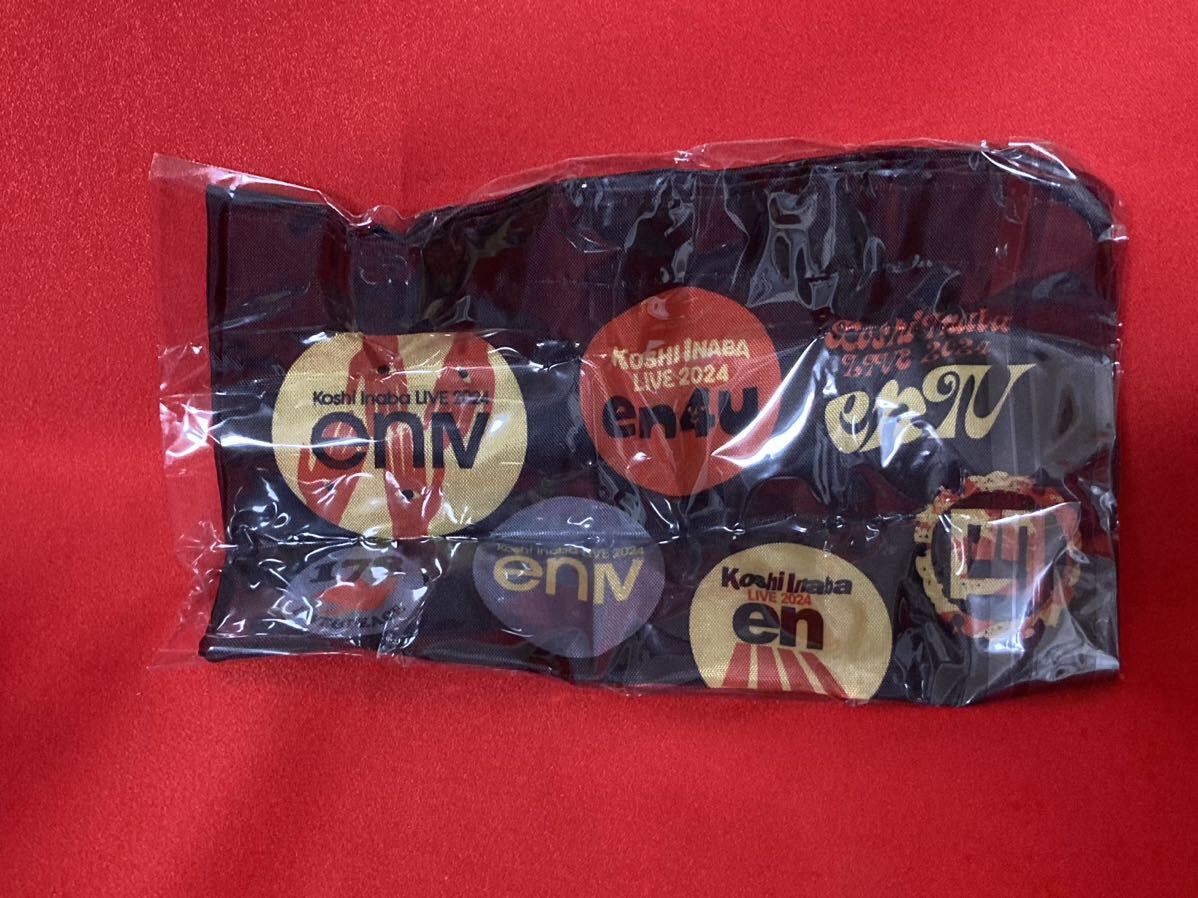【未使用】新品 稲葉浩志 enⅣ ミニトート ガチャガチャ グッズ B'z Koshi Inaba LIVE 2024 〜enⅣ〜 en4の ...