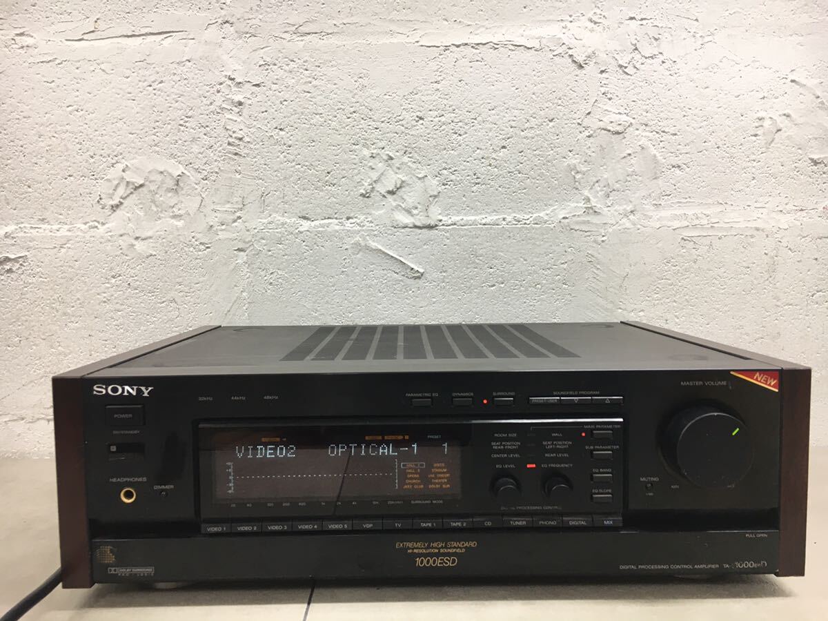 【傷や汚れあり】SONY TA-E1000ESD DIGITAL PROCESSING CONTROL AMPLIFIER ソニー コントロールアンプの落札情報詳細 - Yahoo ...