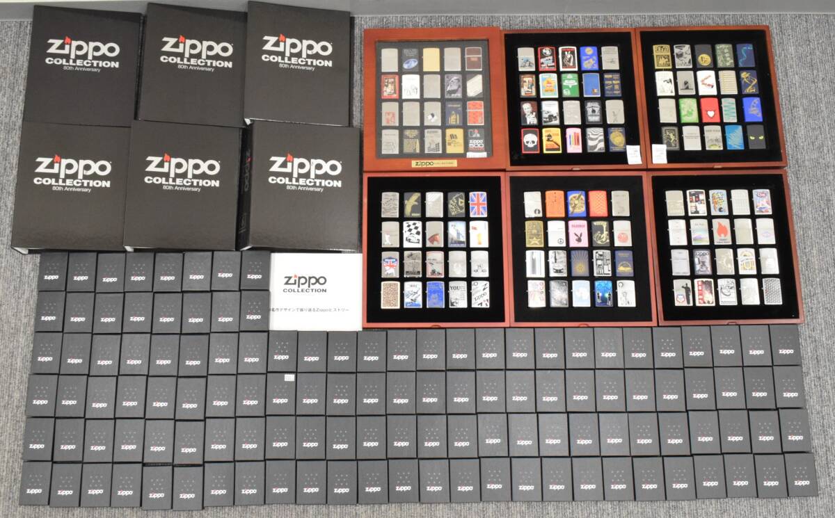 【やや傷や汚れあり】A★DeAGOSTINI ディアゴスティーニ ZIPPO ジッポー COLLECTION コレクション 80th ...