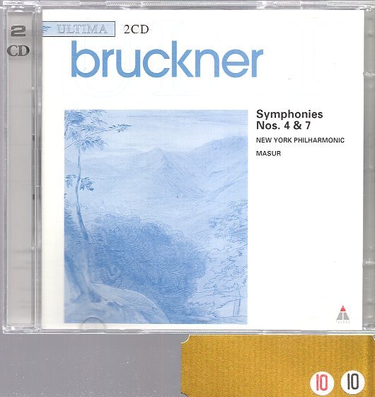 【目立った傷や汚れなし】ブルックナー：交響曲第4番「ロマンティック」＆第7番/マズア＆NYP（2CD）の落札情報詳細 - Yahoo!オークション落札価格検索 オークフリー