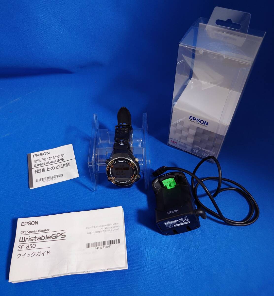 【目立った傷や汚れなし】【USED／現状品】EPSON エプソン Wristable GPS SF-850 ランニングウォッチ 通電OKの落札情報詳細 - Yahoo!オークション落札価格検索 ...