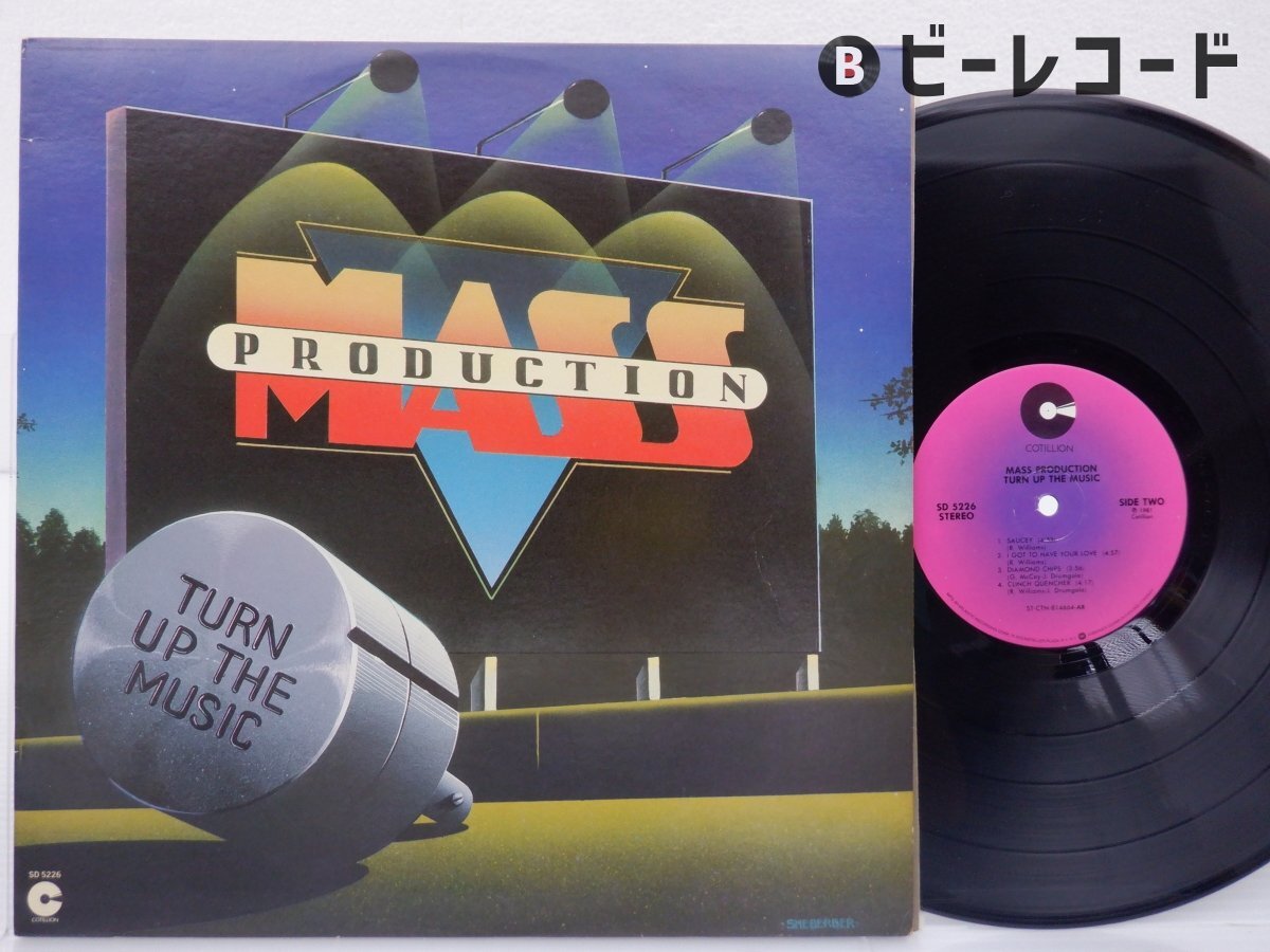 【やや傷や汚れあり】Mass Production「Turn Up The Music」LP（12インチ）/Cotillion(SD 5226 ...