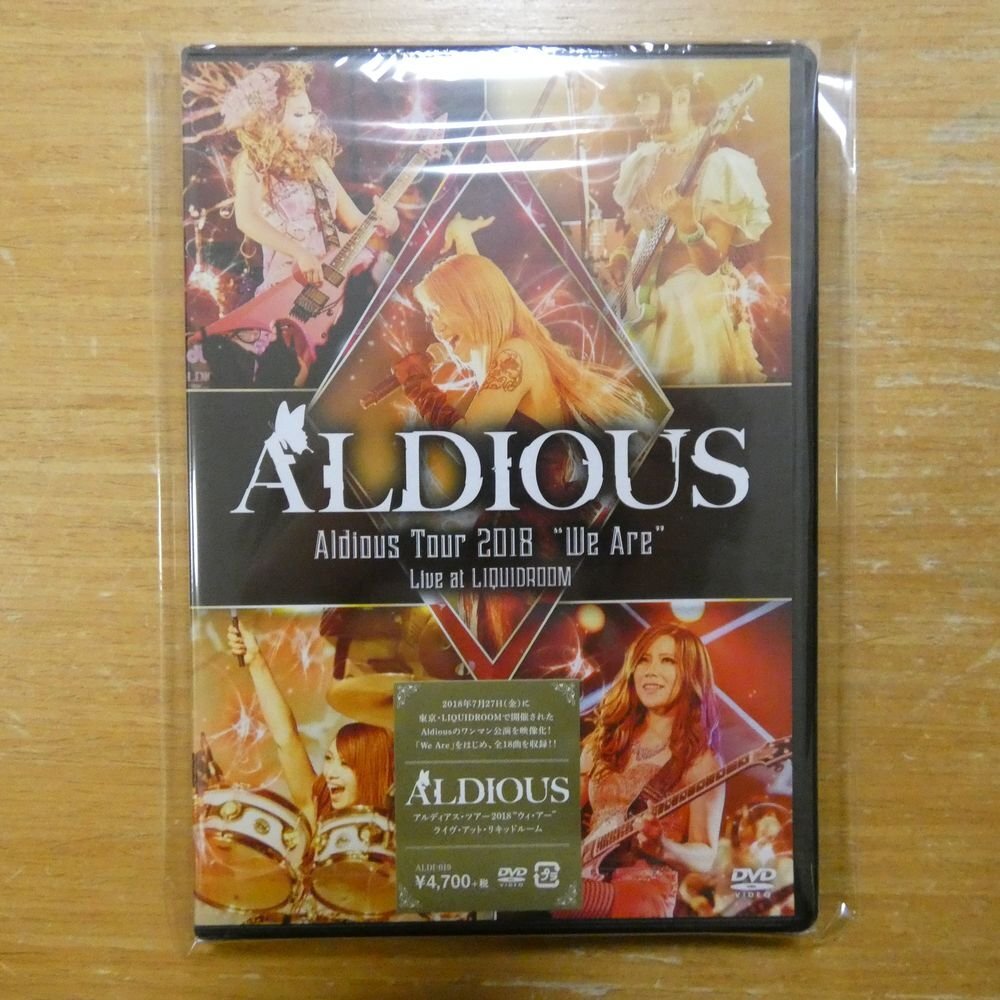【やや傷や汚れあり】4580413076213;【未開封/DVD】Aldious / Aldious Tour 2018 We Are ...