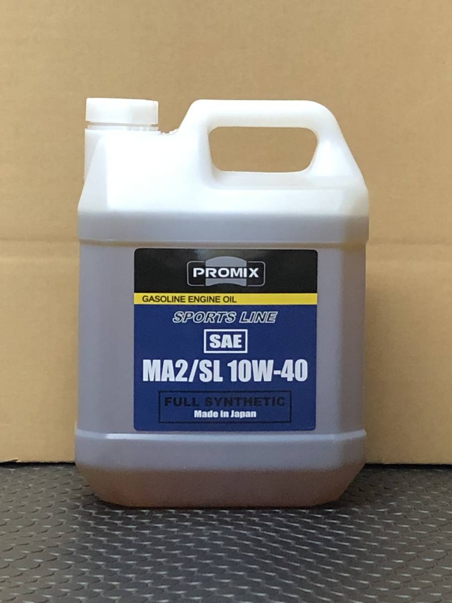【未使用】★〔PROMIX〕二輪車用オイル、MA2/SL-10W-40（100％化学合成油）4L（VHVI BASE）の落札情報詳細 - Yahoo!オークション落札価格検索 オークフリー