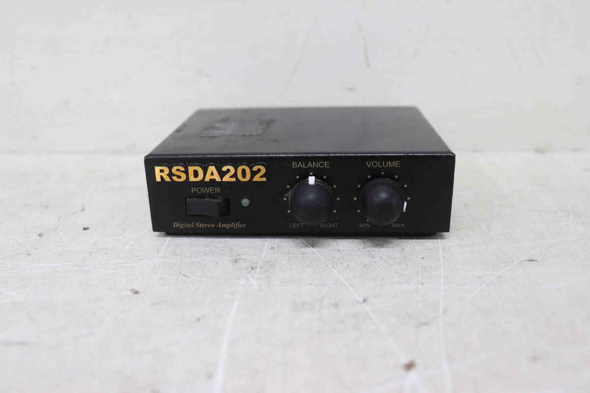 【やや傷や汚れあり】Y06/628 RASTEME RSDA-202 RSDA202 デジタル アンプ 動作未確認 現状品の落札情報詳細 ...