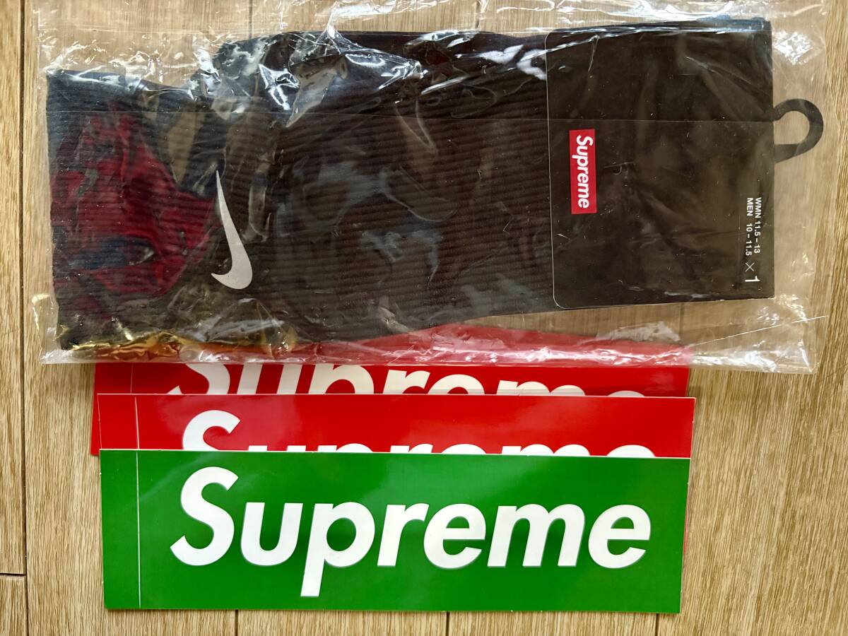 【未使用】【新品未着用】Supreme / Nike Crew Socks Green 4(28-29.5cm) 24FW 正規品付属品完備 ...