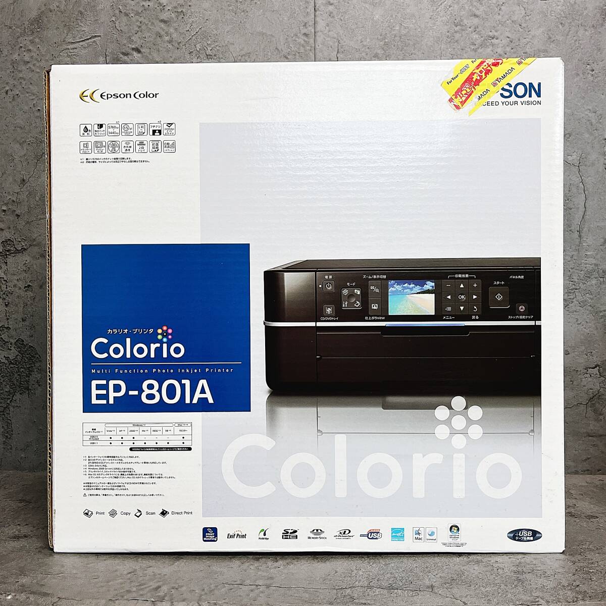 【未使用】未使用 未開封 EPSON エプソン Colorio カラリオ EP-801A インクジェットプリンター 複合機の落札情報詳細 ...