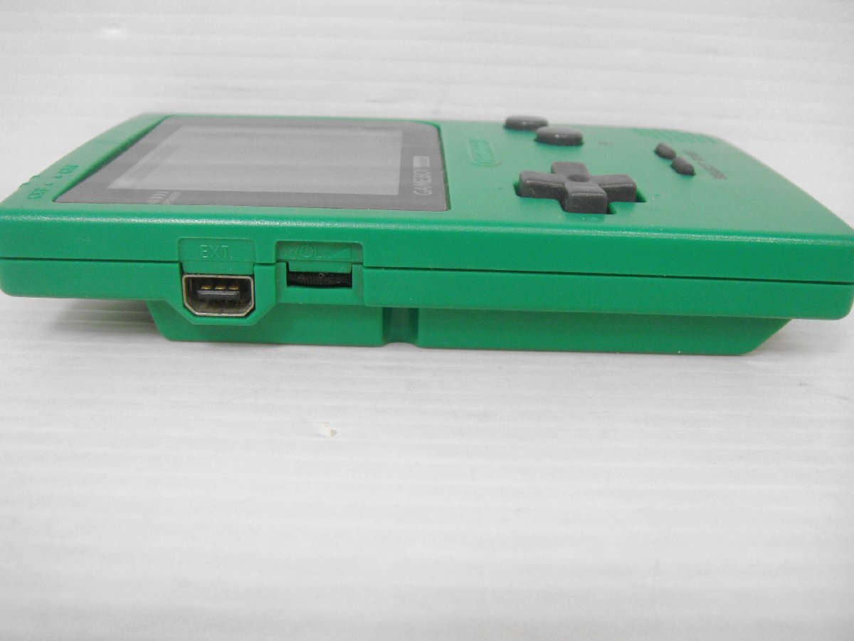 【やや傷や汚れあり】A121 任天堂 ゲームボーイポケット 本体 GAMEBOY Pocket MGB-001 緑色 グリーン ジャンクの落札 ...