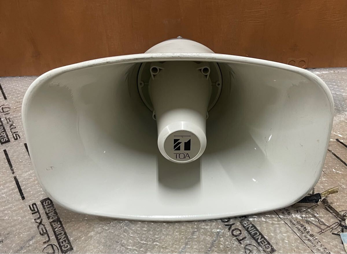 【目立った傷や汚れなし】TOA ホーンスピーカー HORN SPEAKER SC-730A 30W 拡声器 街宣 広報 選挙 イベントの落札 ...