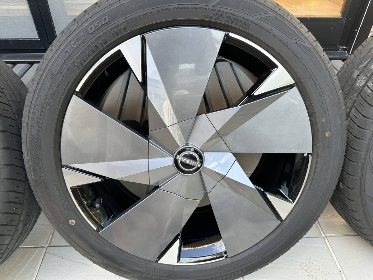 【目立った傷や汚れなし】日産アリアB9／B9 e-4orce純正20インチホイール 4本セット／走行1500Kmの落札情報詳細 - Yahoo!オークション落札価格検索 オークフリー