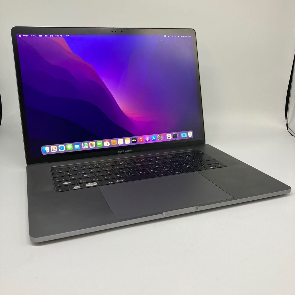 【やや傷や汚れあり】【【1円～】 Apple MacBook Pro A1990 2018年 Core i9 8950HK 32GB SSD ...